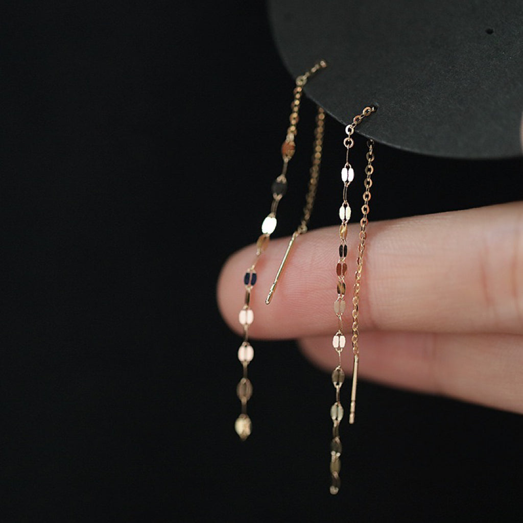 Shop Sterling Silver Threaders Earrings for Women - Happyzzzsu